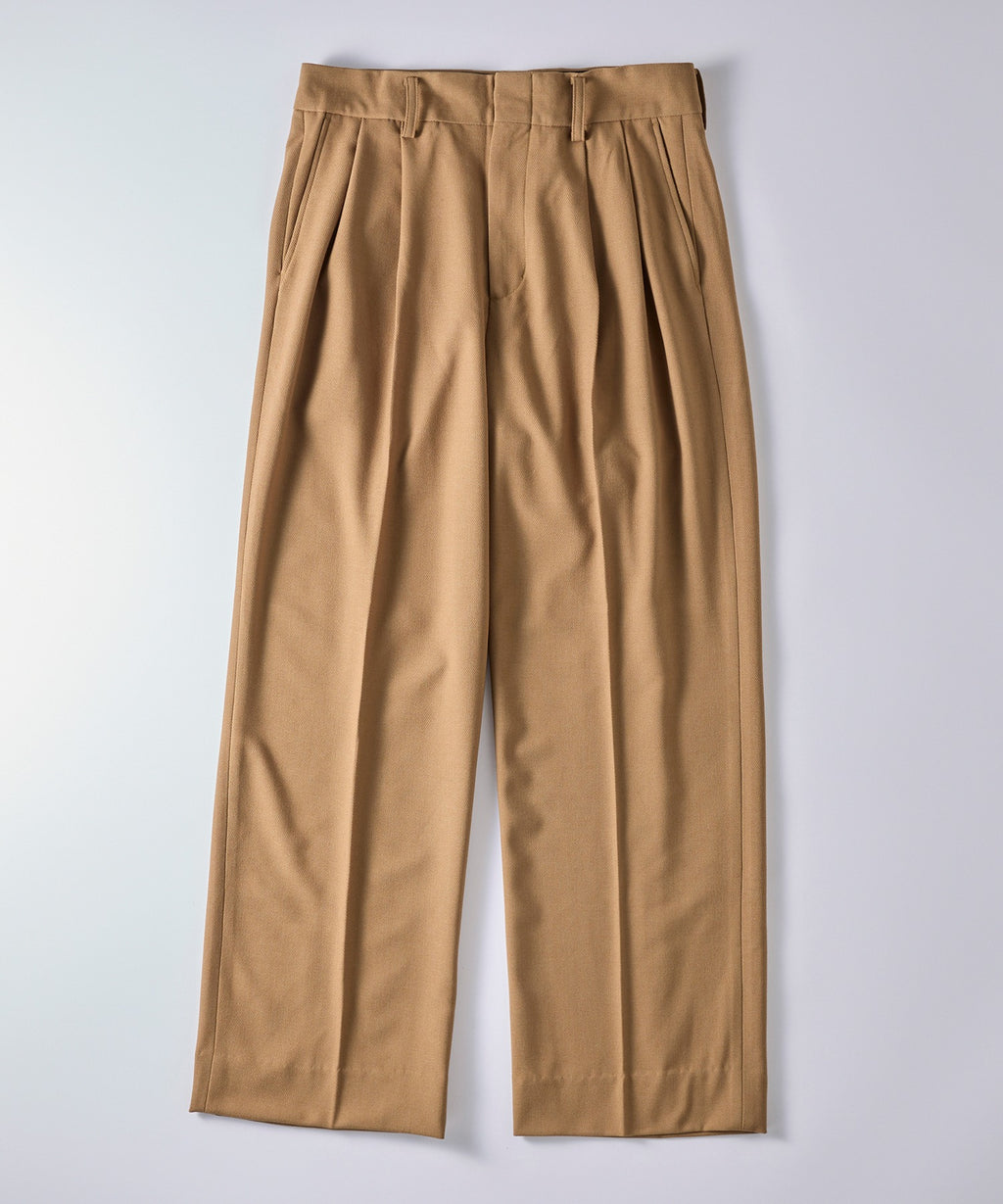 High Density Two Pleats Slacks | NewAnce ニュアンス – newance